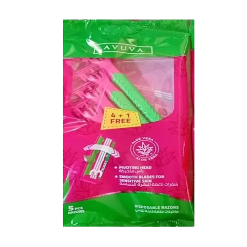 Avuva Women Blades Disposable Razors 4+1 | Zohra Shop