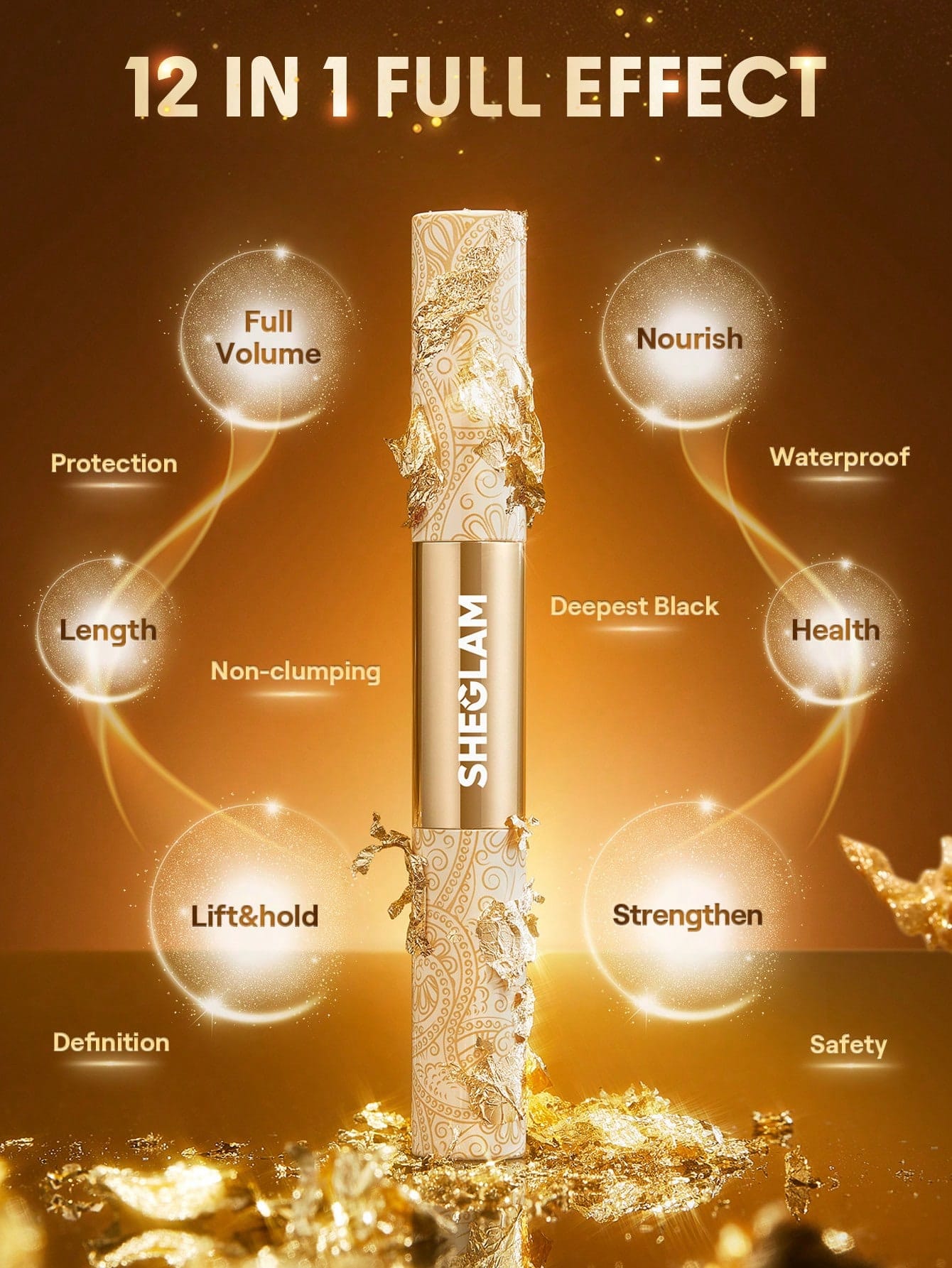 SHEGLAM All-In-One 24K Multi-Effect Mascara Waterproof - Black | Zohra ...